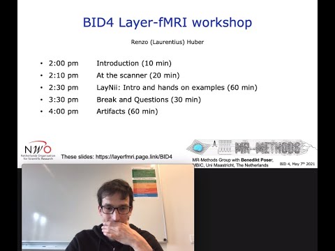Introduction to the layer-fMRI hands-on workshop as part of BID4 (Renzo Huber)