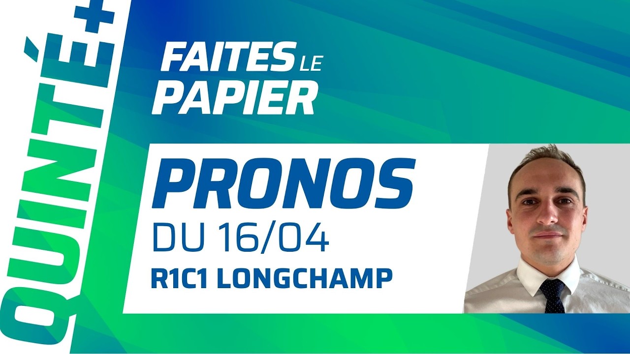 PRONOSTICS QUINTÉ+ DU JEUDI 16 AVRIL : WIT VEUT FAIRE PARLER LA CLASSE