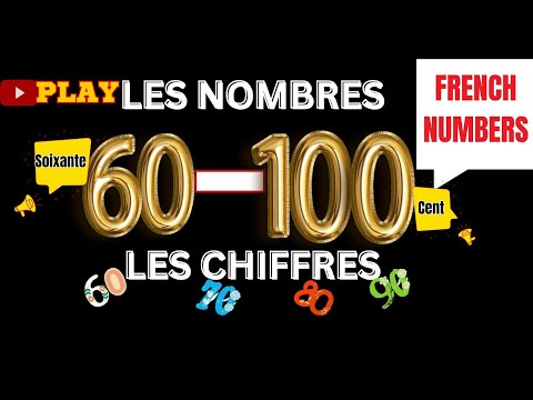 French numbers 60 to 100