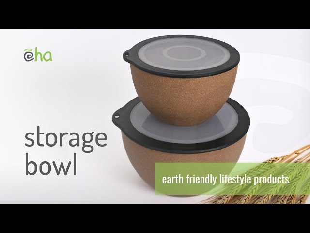 Rice Husk Food Containers - Rice Husk Storage bowl 2.9 Litre ...