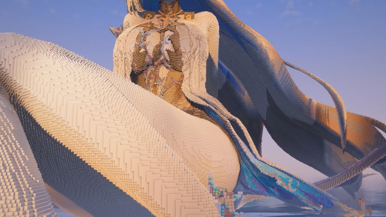 【MC × Wuthering Waves】Big Cartethyia Recreated with a Million Blocks!
