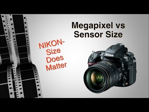 Nikon - Size Does Matter, Megapixel vs Sensor Size