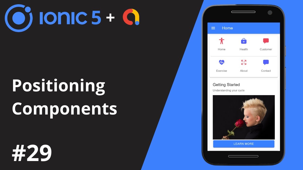 Ionic 5 Tutorial #29 - Position Components In Your Ionic App