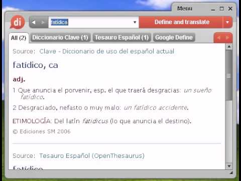 Definición de fatídica