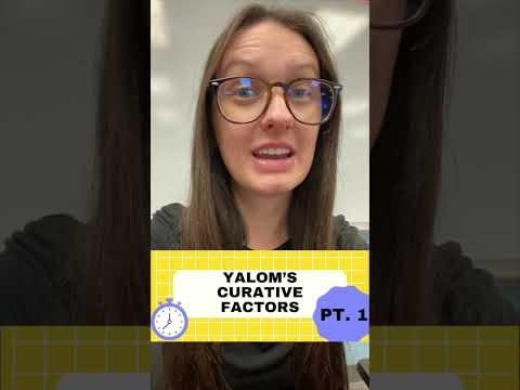 NCE Minute: Yalom's Curative Factors (Part 1)