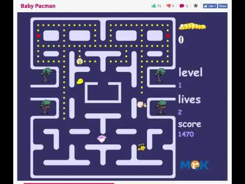 Baby Pacman - Minigames Free Online Games
