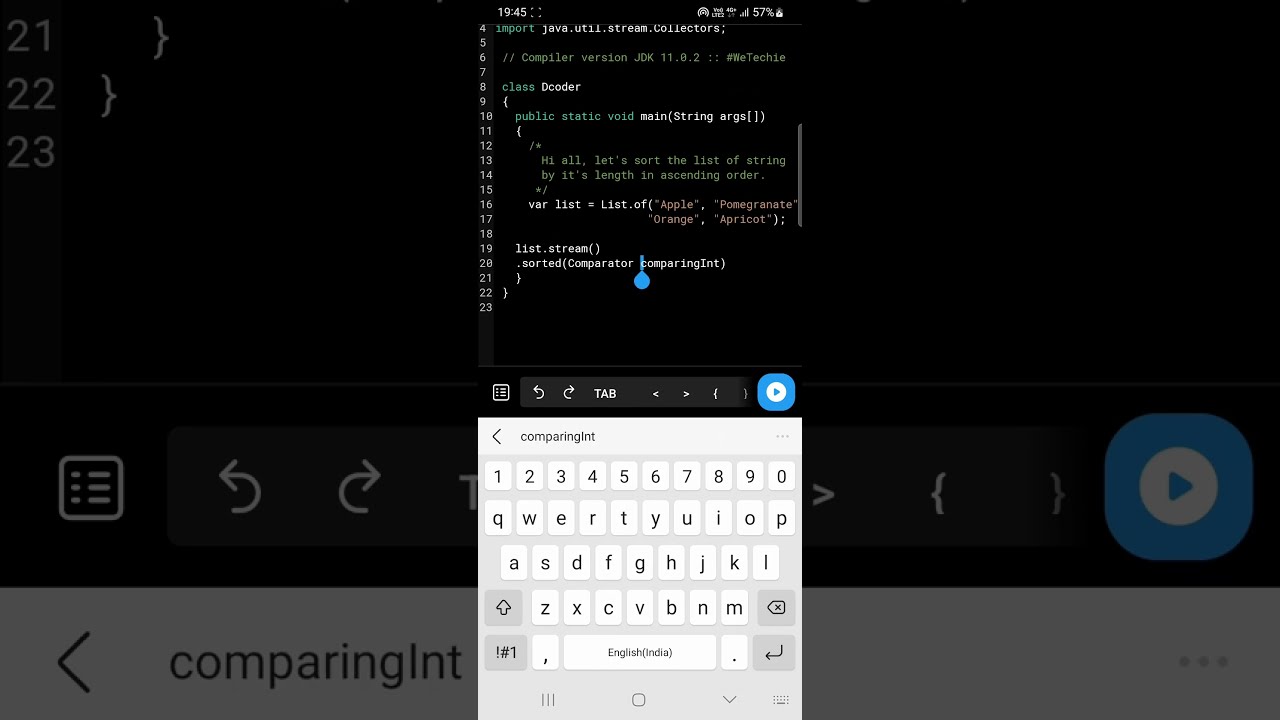 Ultimate Shortcut To Streamline List Sorting By Length | Java 8 | #java #collections #coding #python