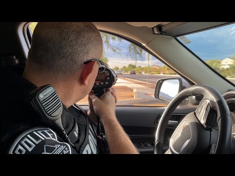 School Zone enforcement ride-along with Marana Police