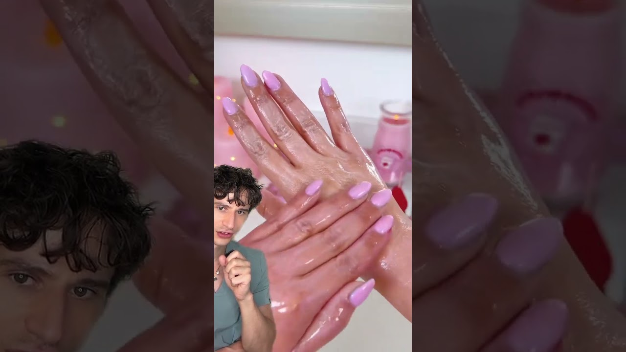 RIDICULOUS Hand Care Routine. #dermreacts #skincare #asmr
