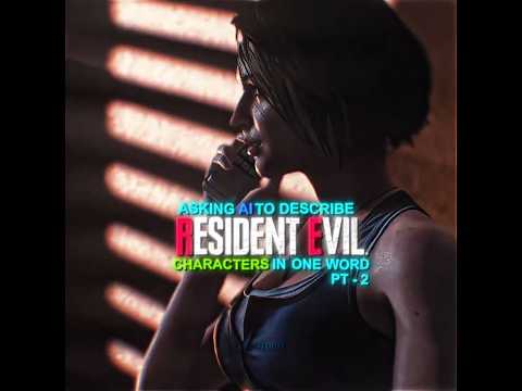 Asking AI to Describe RE Characters in One Word Pt. 2 | Resident Evil #shortsfeed