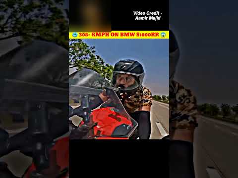 Unstoppable Power 😱 BMW S1000RR Reaches 308+ Kmph 🥶 #short #shorts #shortsvideo