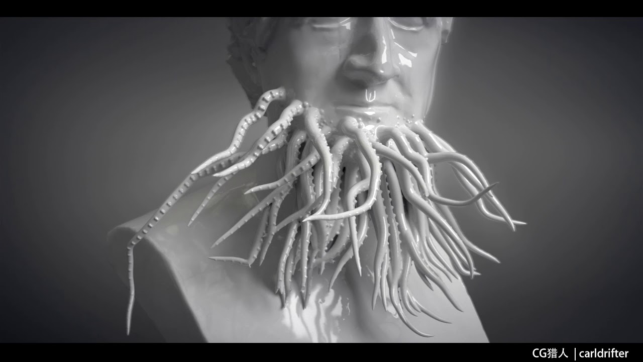 procedural tentacles model and animation