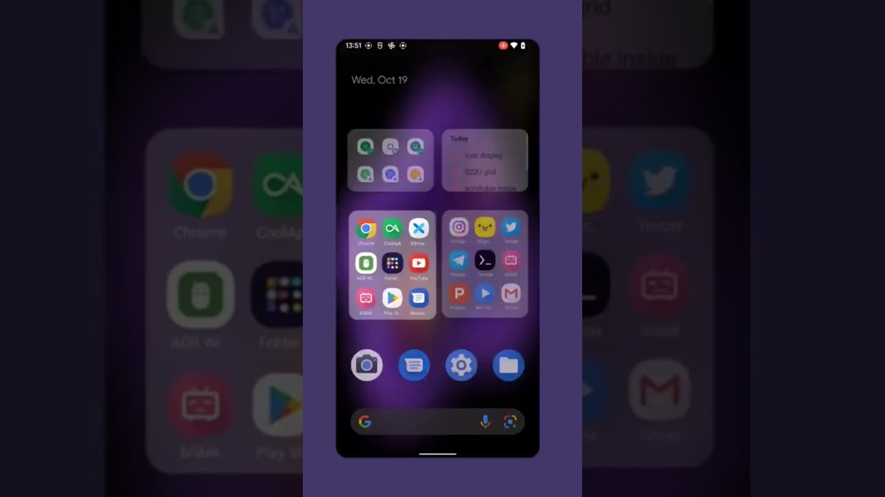 Large Folders: Create a custom home screen