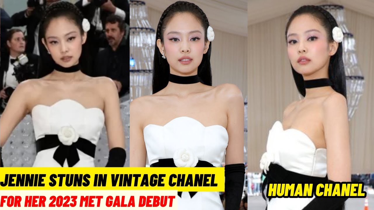Blackpink's Jennie Stuns In Vintage Chanel For Her 2023 Met Gala Debut