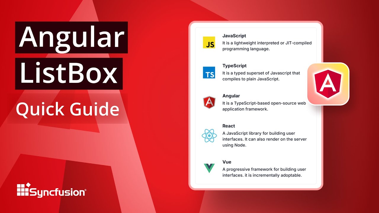 Angular ListBox: The Ultimate Feature Walkthrough