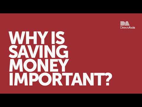 Why is saving money important?