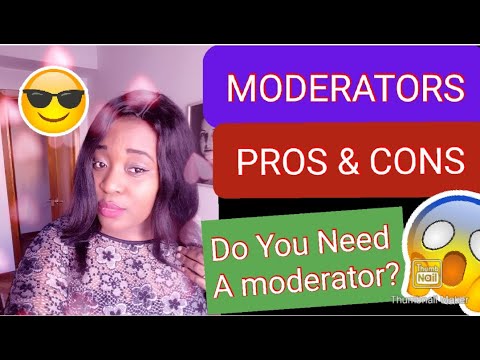 Pros & Cons of Moderators on Live Stream