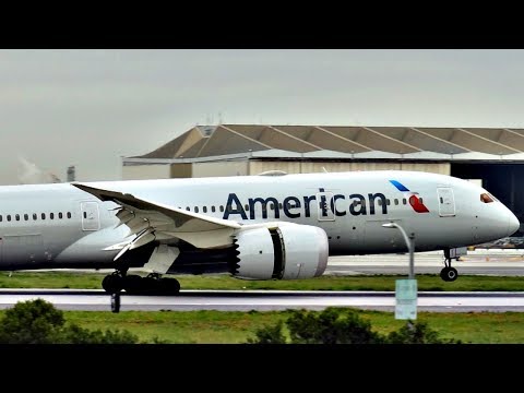 SMOOTHEST 787 LANDING EVER!? American Airlines Boeing 787-8 at Los Angeles Airport (LAX)