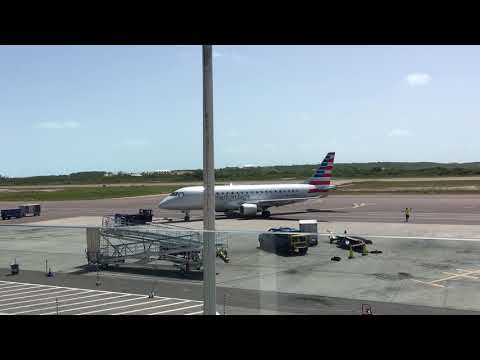 Providenciales International Airport. Turks and Caicos Islands.