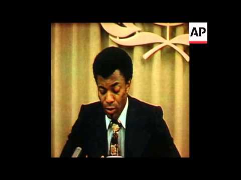 SYND 18 12 75 ANGOLAN MPLA AMBASSADOR SPEAKS