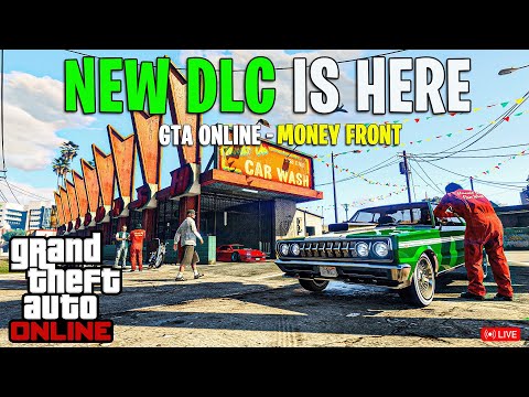 🔴NEW DLC IS HERE! GTA Online: Money Fronts New Cars & More | GTA Online DLC