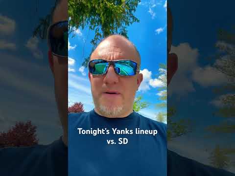 Tonight’s NYY Lineup vs. SD #yankees #padres #baseball #mlb #youtubeshorts