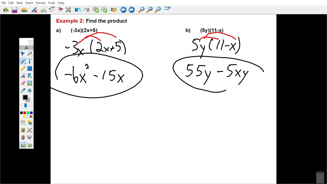 7.2 Multiplying Polynomials by a Monomial