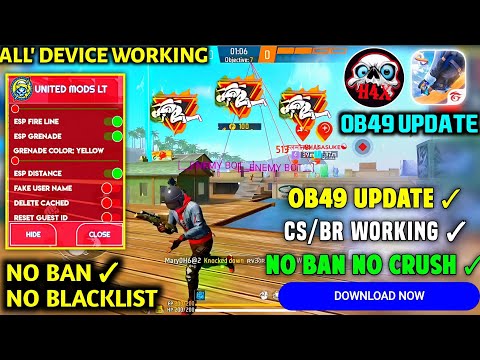 Free Fire Hack 2025 ✅|| United Mode Free Fire Hack 🔥|| free fire mod menu || mod menu free fire 🔥