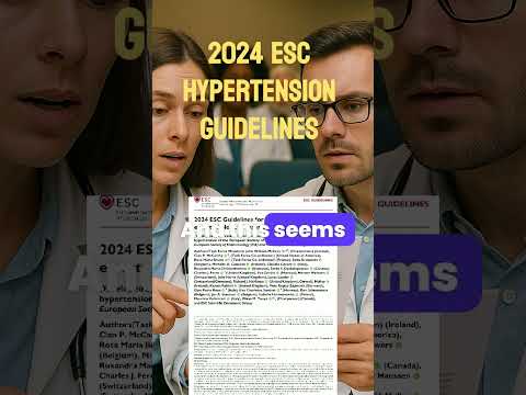 2024 ESC Guidelines for the management of elevated blood #pressure and #hypertension. #cardiology