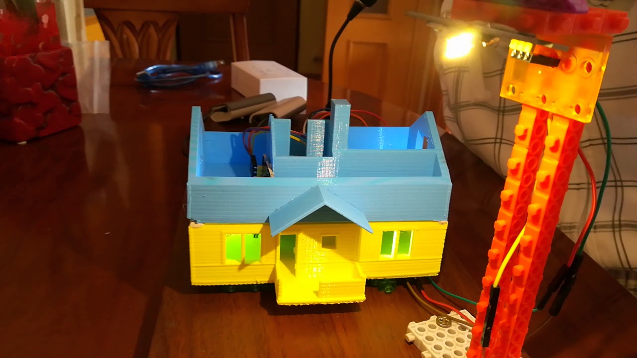 Reconocedor de voz con placa MRTduino en funcionamiento