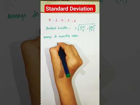 Standard Deviation #economics #statistics #ytshorts