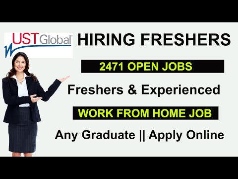 UST Global Freshers Recruitment 2021 || Any Graduate Can Apply || 2472 Open Positions || IT Jobs