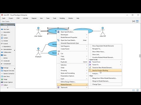 How to Create Backlog Items from Visual Model