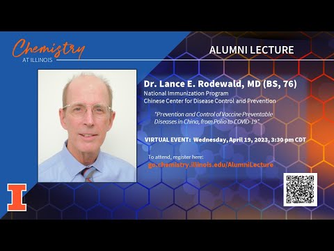 Alumni Lecture: Dr. Lance E. Rodewald, MD (BS, ’76)