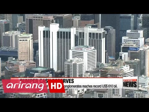 Combined cash reserves of Korea's 30 major conglomerates reaches near 700 trillion won