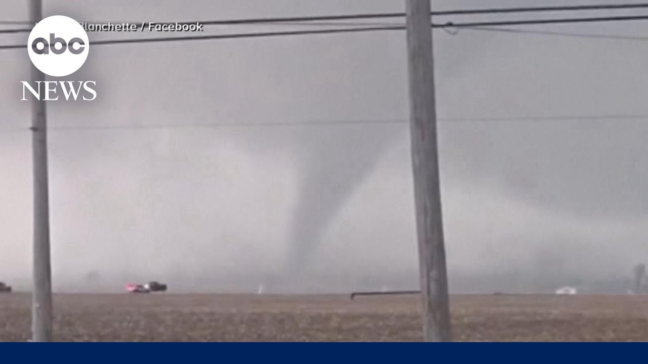 Severe storms slam Midwest, South
