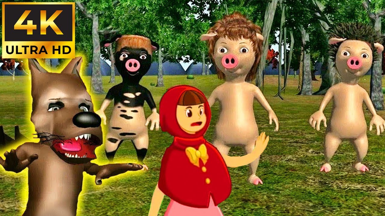 EL Cuento de los tres cerditos en 4K #cuentosinfantiles #cuentosparaniños #cuentos