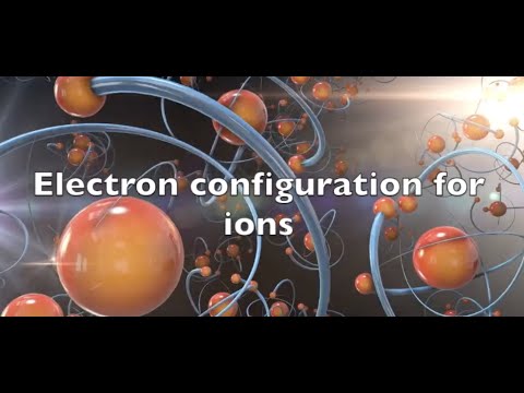 1.5c Electron configurations for ions