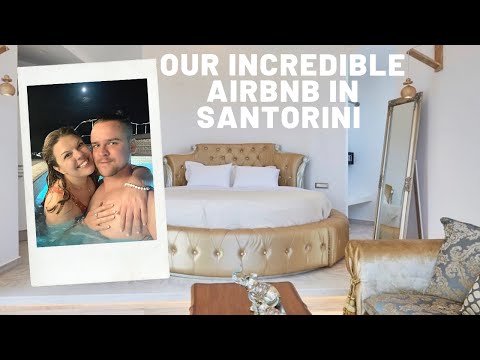 Our Incredible Airbnb in Santorini! | Zakynthos to Santorini π¬π·