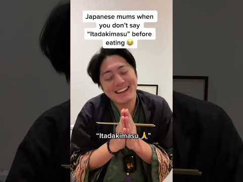 Don’t forget to say “itadakimasu” in front of Japanese mums 😂 #shorts #matchasamurai