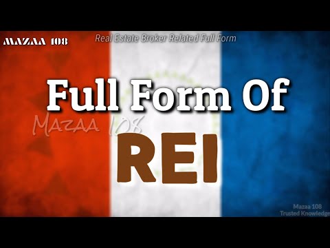 Full Form of REI | REI full form | Full Form REI | REI Stands for | REI Means | Meaning of REI