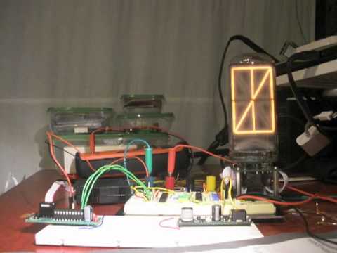 Burroughs B-7971 Nixie Tube driven by 2 x SN75468