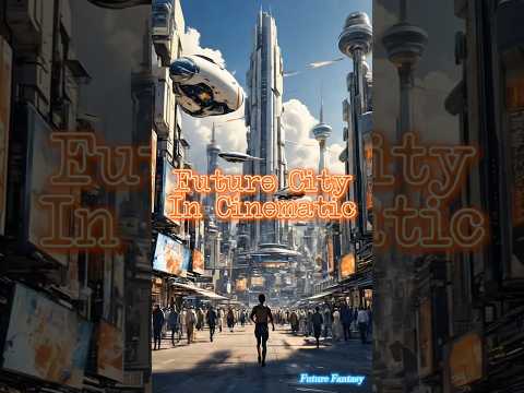 A Futuristic City | Stunning Cinematic Visuals #futuristiccity #flyingcars #midjourney