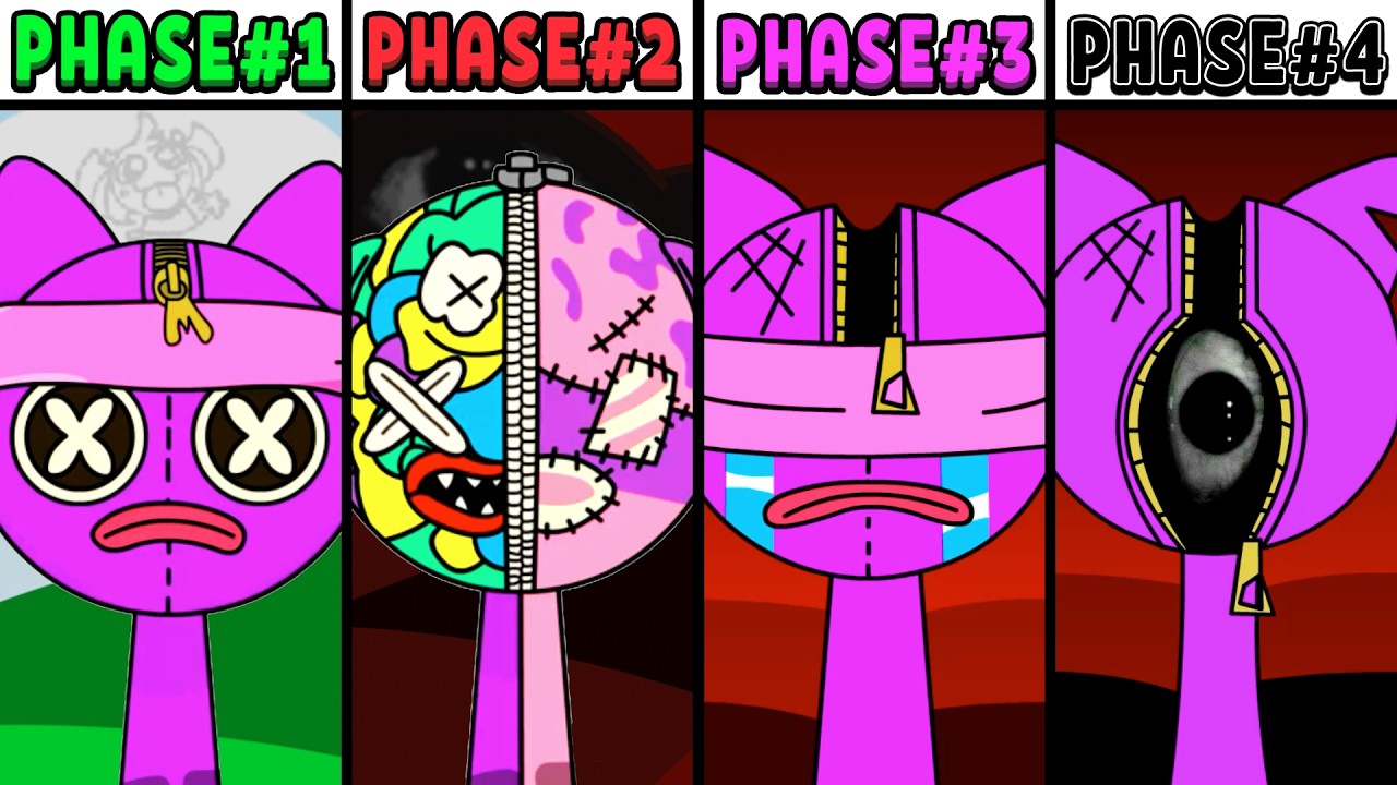All Phases in New Incredibox Sprunki Oc of Goober Gutz: From Phase 1 to Phase 4