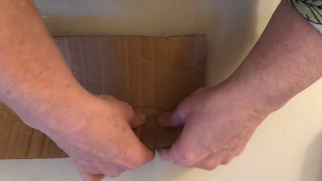 Corrugated Cardboard Tip/Tutorial
