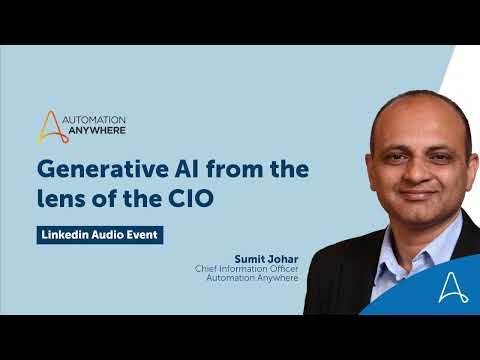 Top use cases for #ChatGPT and Generative AI from the lens of the #CIO | LinkedIn Audio Event