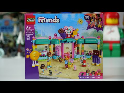 LEGO Friends 42649 Heartlake City Sweet Shop Speed Build
