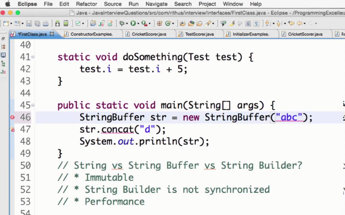 Java - String vs StringBuffer vs StringBuilder