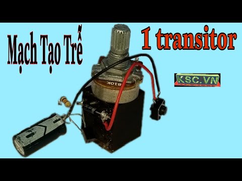 Cách làm mạch tạo trễ - Relay Off delay dễ từ 1 transistor C1815