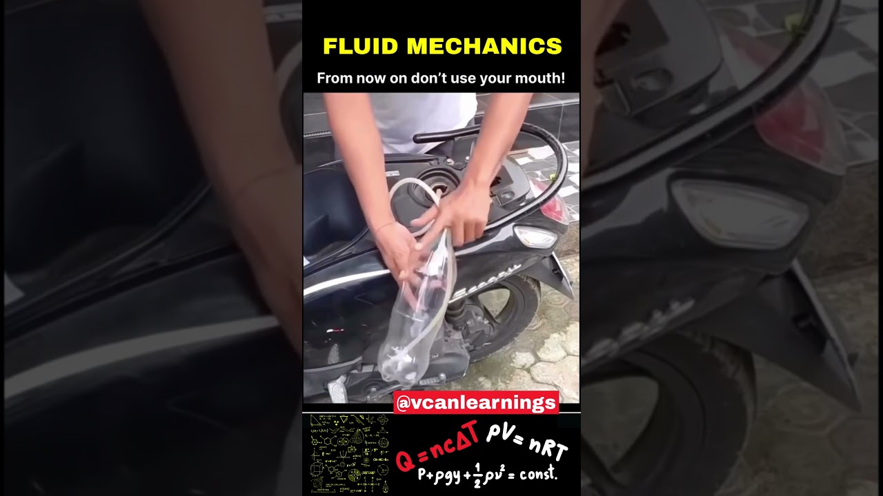 Fluid Mechanics in Action! Extracting Oil Using Just Physics! #fluidmechanics  #physics #vcankanpur